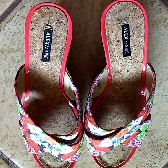 Alex Marie | Shoes | Alex Marie Cork Wedge Sandals | Poshmark